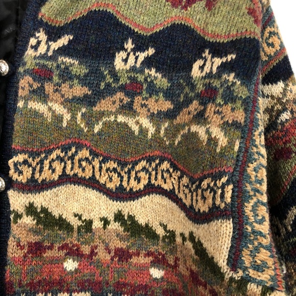 Icelandic Designs | Sweaters | Vintage Icelandic Design Nordic Cardigan ...